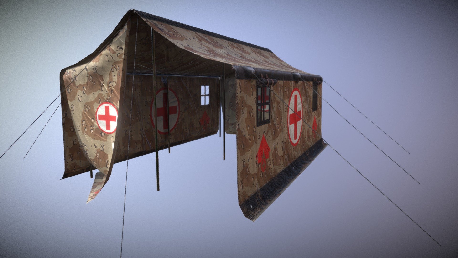 Army Field Hospital - Buy Royalty Free 3D model by Dexsoft Games ...