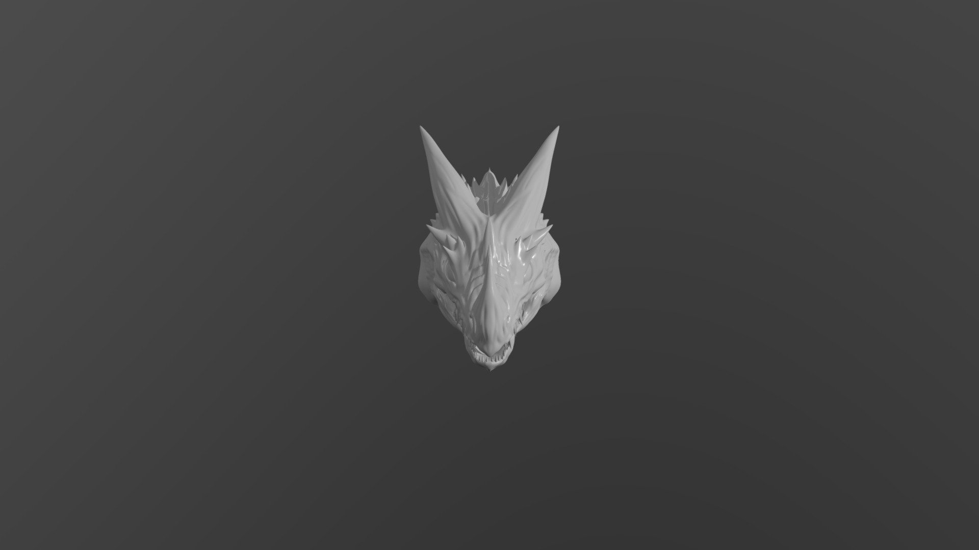 Dragon Head 01 - 3D model by Mr.Aek_ (@aekkarach0984099548) [78232c1] - Sketchfab
