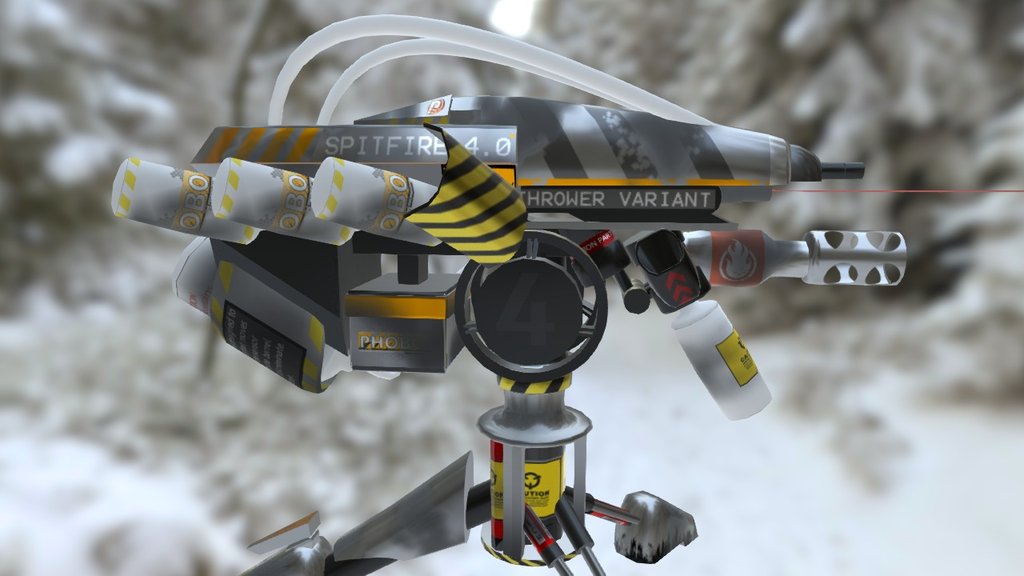 Test: Sentry Gun WIP - 3D model by tashan [7823c8e] - Sketchfab