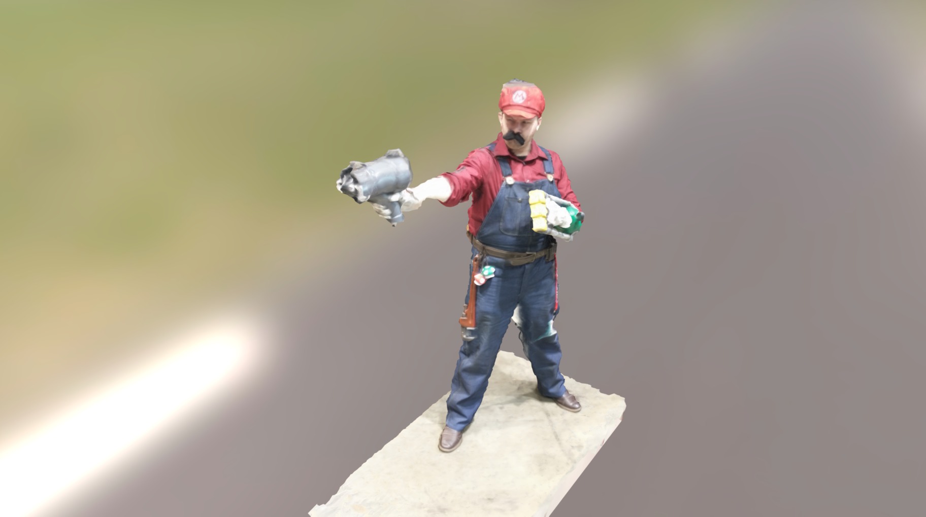 Sam Grieger as Post Apocalyptic Mario - 3D model by Henry Keyser ...