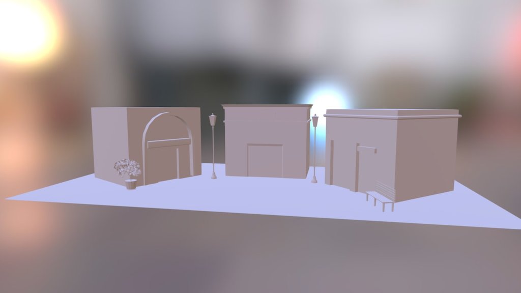 Storefront Model - Download Free 3D model by reginayan [7824599 ...