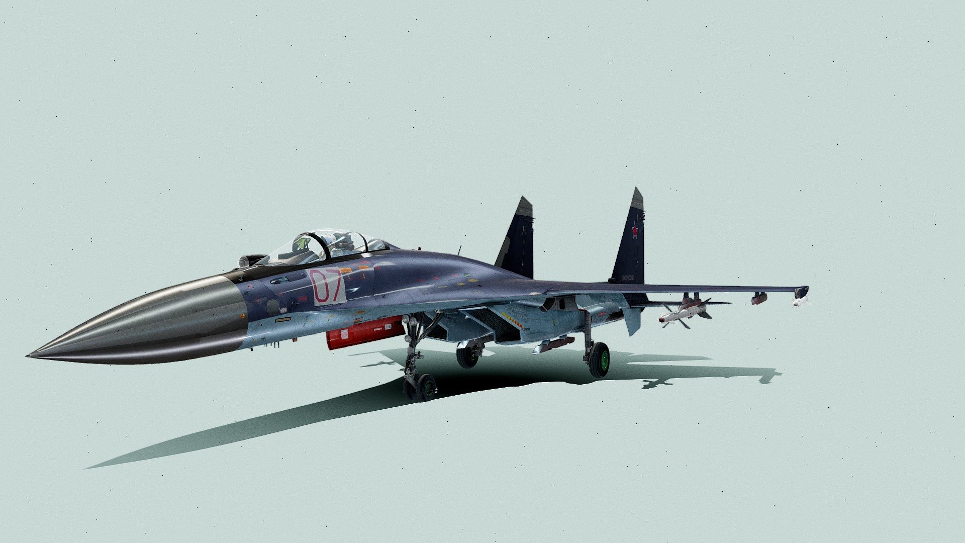 Su-27 - Download Free 3D model by dannzjs [7824f6b] - Sketchfab