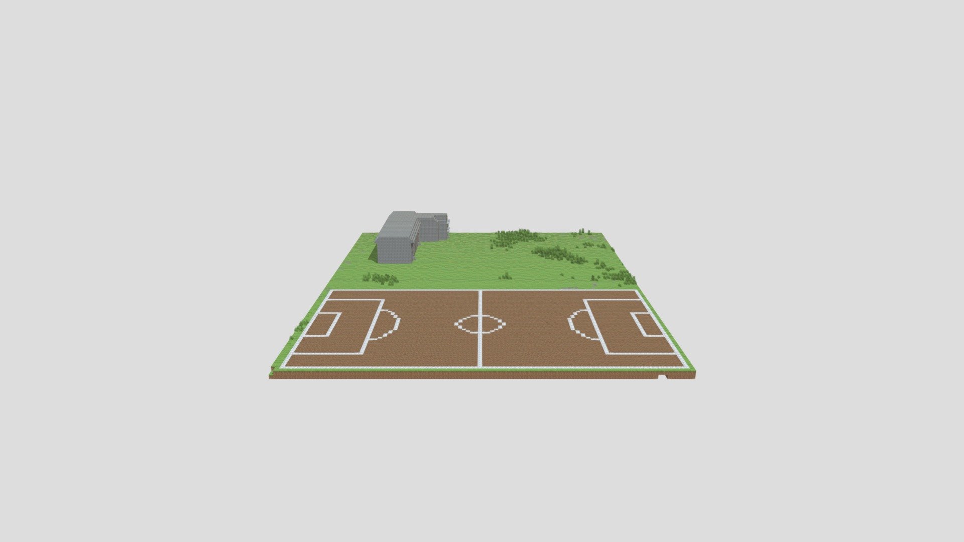 Football Pitch - 3D model by DigVentures [7825d43] - Sketchfab