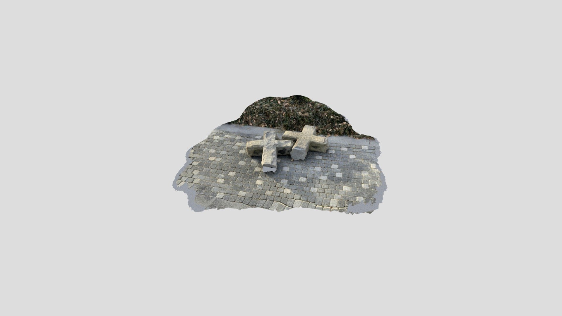 Crosses from Broken Grave Markers (VCU_3D_5984) - 3D model by Virtual ...