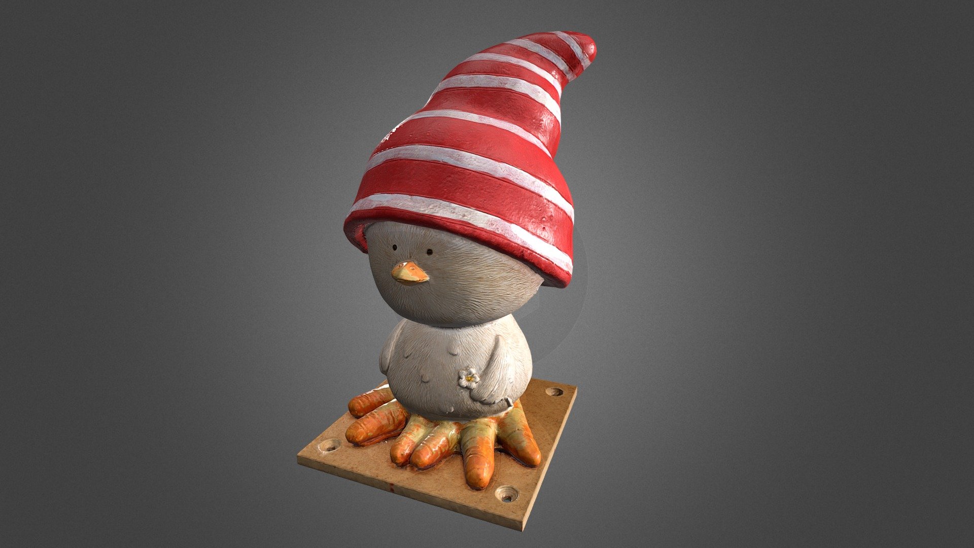 Scanned "Chicken" Money Box - 3D model by 3Digify [7826067] - Sketchfab