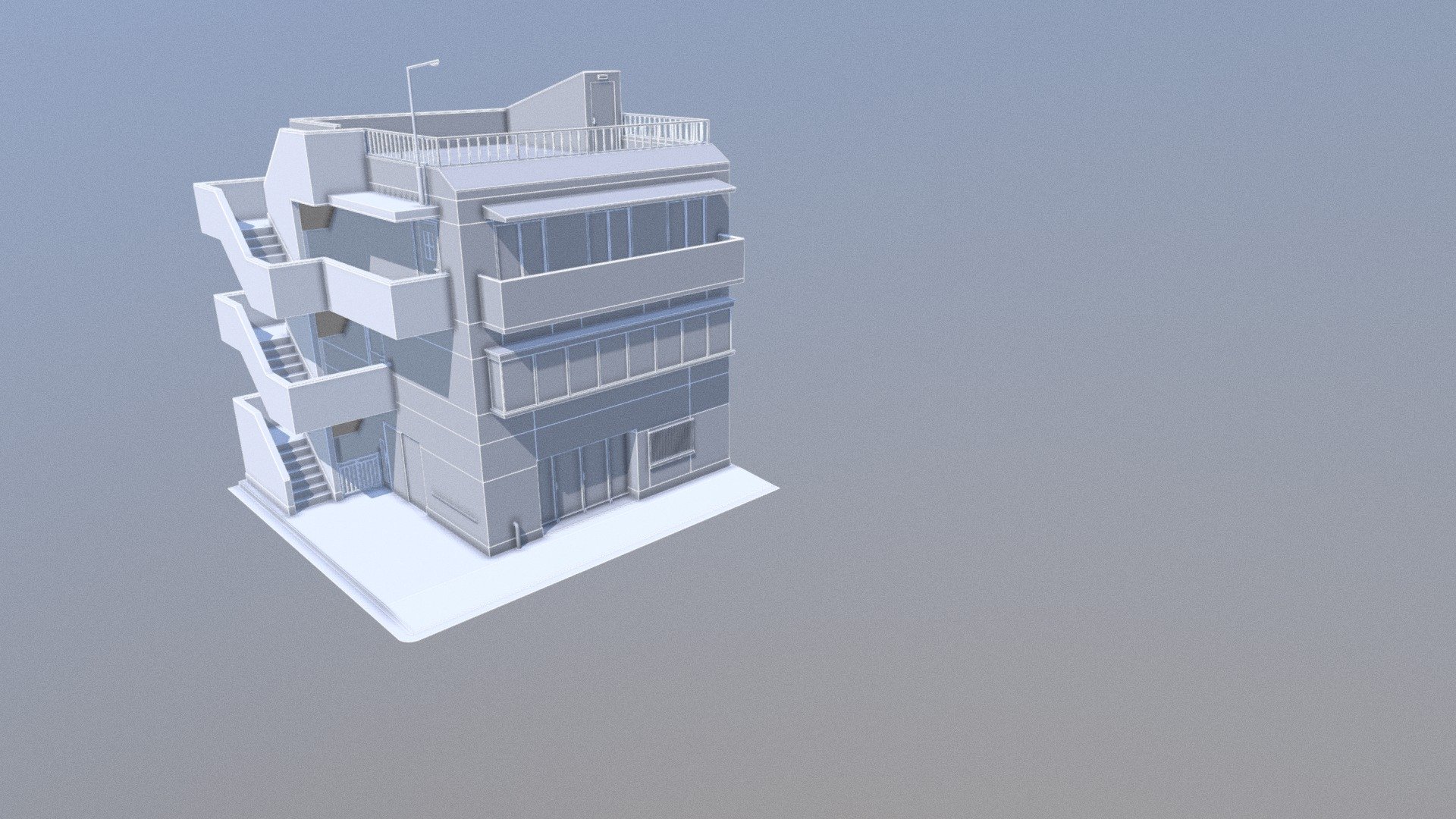 Tokyo_Building_1 - 3D model by grafty [782636f] - Sketchfab