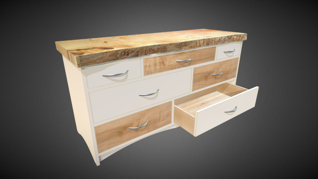 Dresser - 3D model by LiveEdgeKate [782672b] - Sketchfab