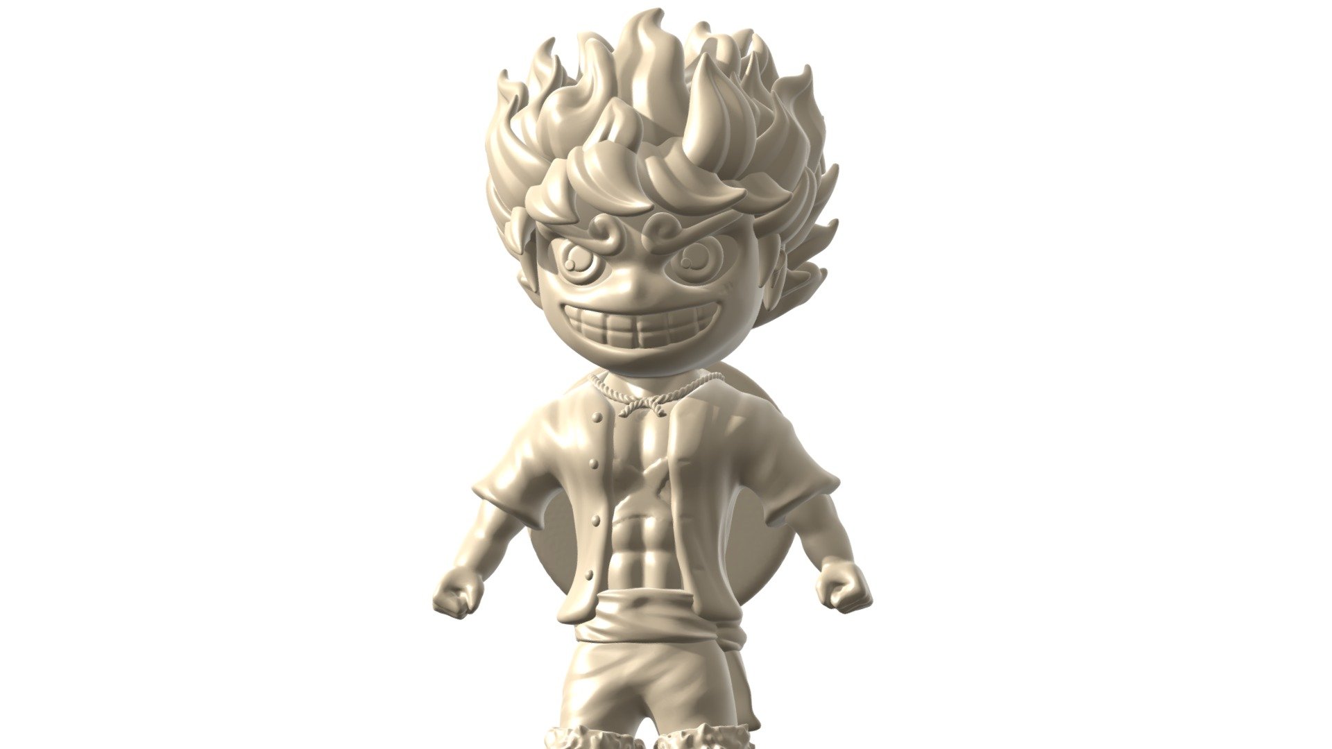 Luffy D. Monkey Gear 5 One Piece - Buy Royalty Free 3D model by Matteo ...