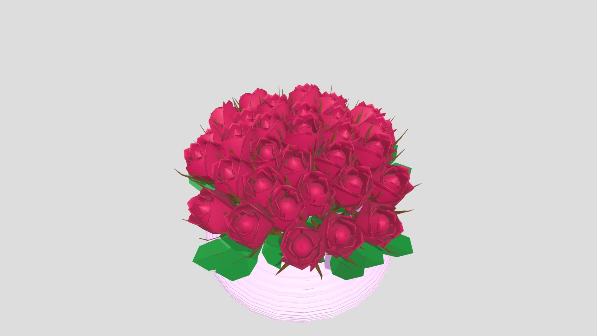 Bouquet of red roses - Download Free 3D model by alex.yefremov [782946d ...