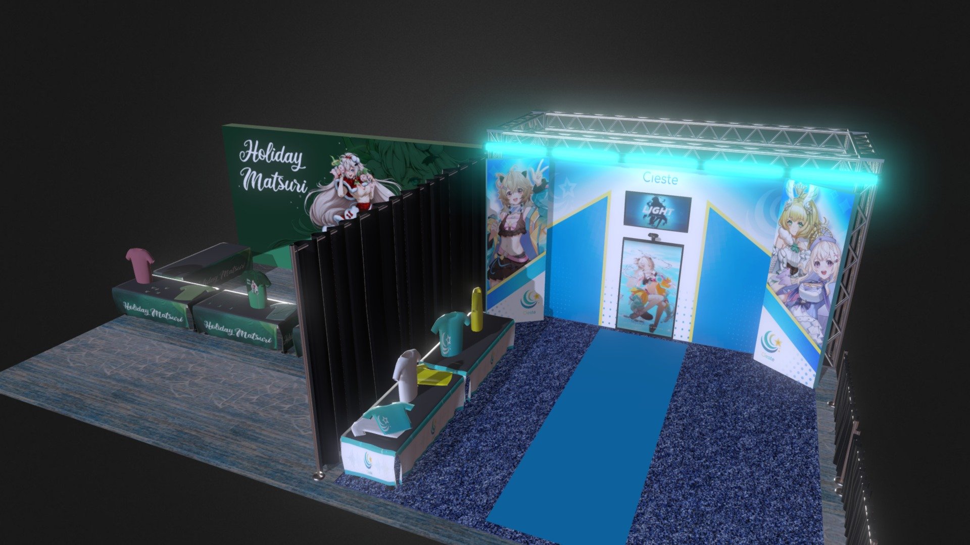 Booth Test 11/18 - 3D model by lukedobbs [7829862] - Sketchfab