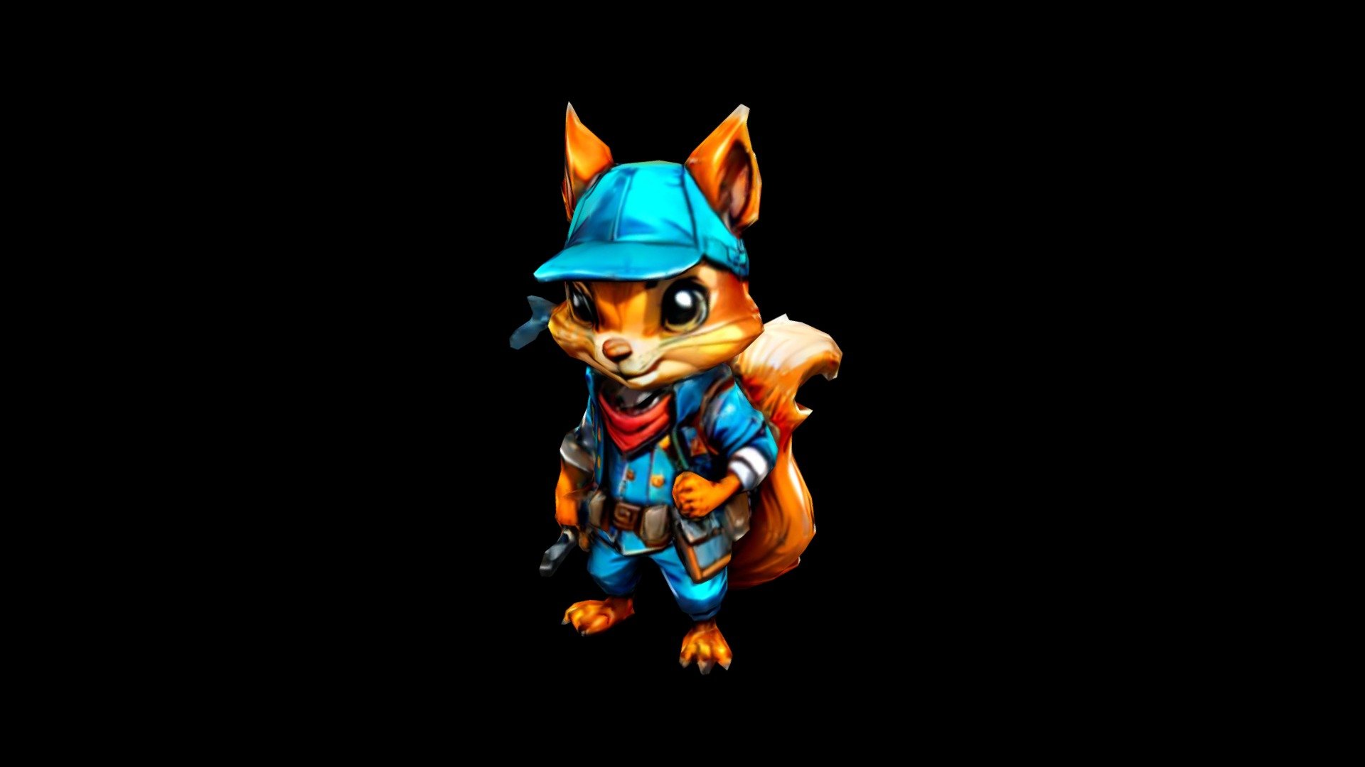 Blurry image of various characters in an animate - Download Free 3D ...