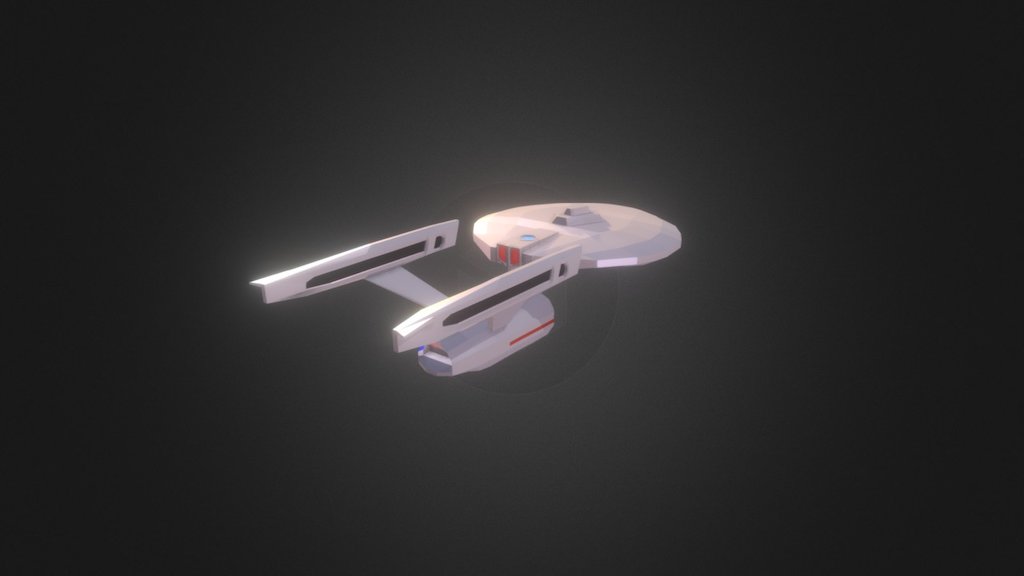 Constitution class refit low poly - 3D model by Dare Dream ...