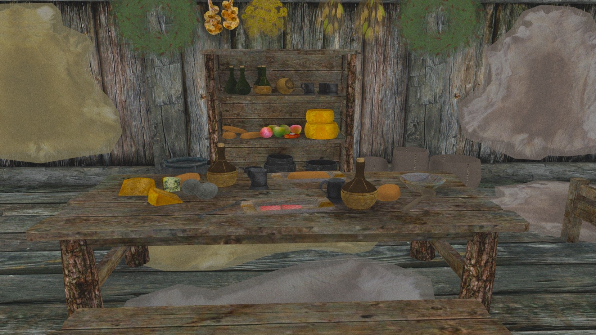 Medieval farmhouse - Download Free 3D model by Katydid (@Katydid ...