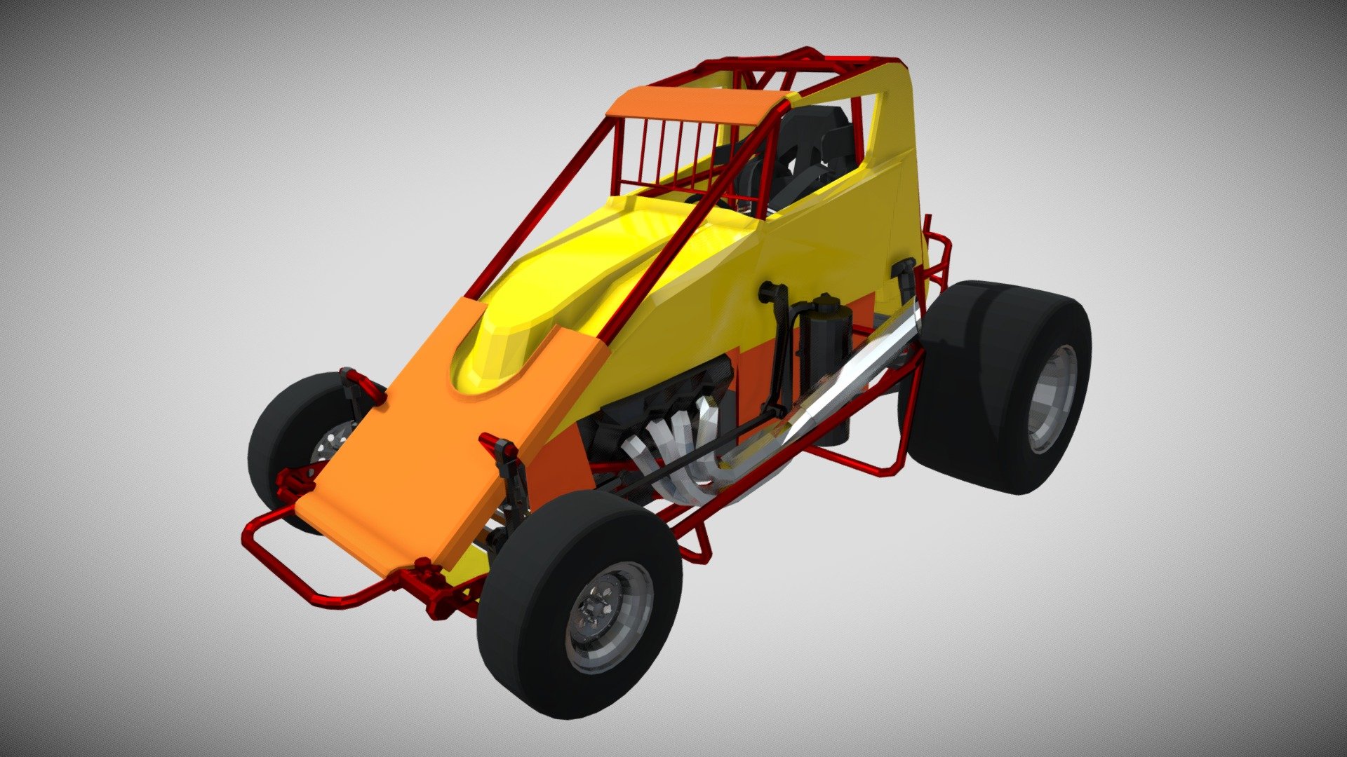 Dirt Midget - High Poly (portifolio remake) - 3D model by Total Craft ...