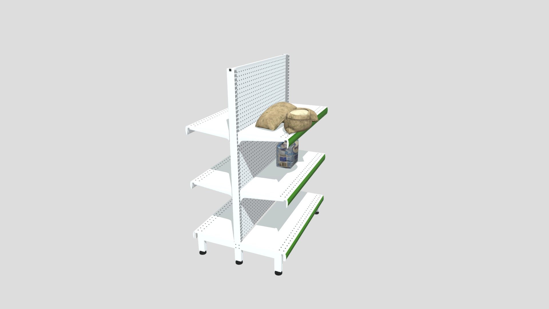 Rak Toko 1 - Download Free 3D model by oktadimi [78345dc] - Sketchfab