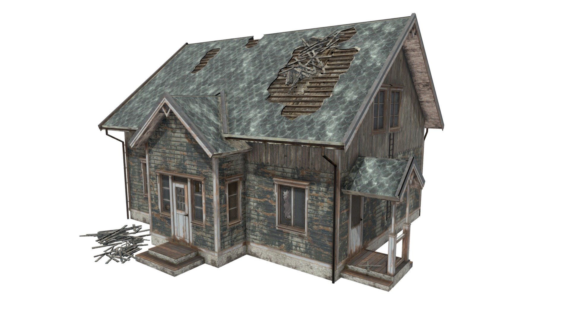 Haunted House - Buy Royalty Free 3D model by Adrian Kulawik ...