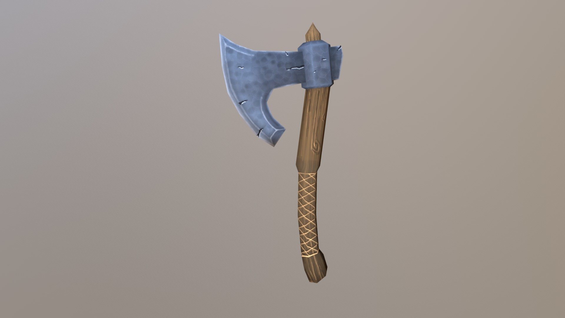 Handpainted Axe - 3D model by lukejarrett [7835f20] - Sketchfab
