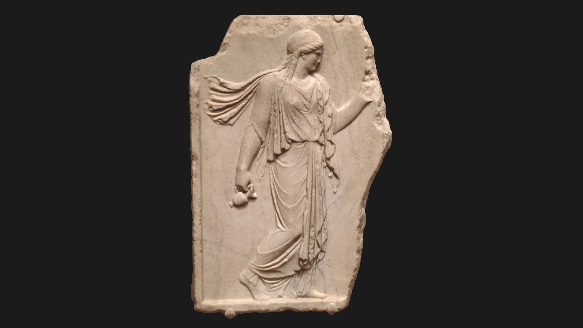 Neo-Attic Relief with Draped Woman - 3D model by Glenn Gunhouse ...