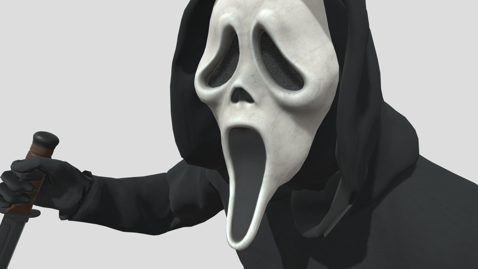 Ghost face - 3D model by Clockman (1266shin) (@1266shin) [78386ba ...