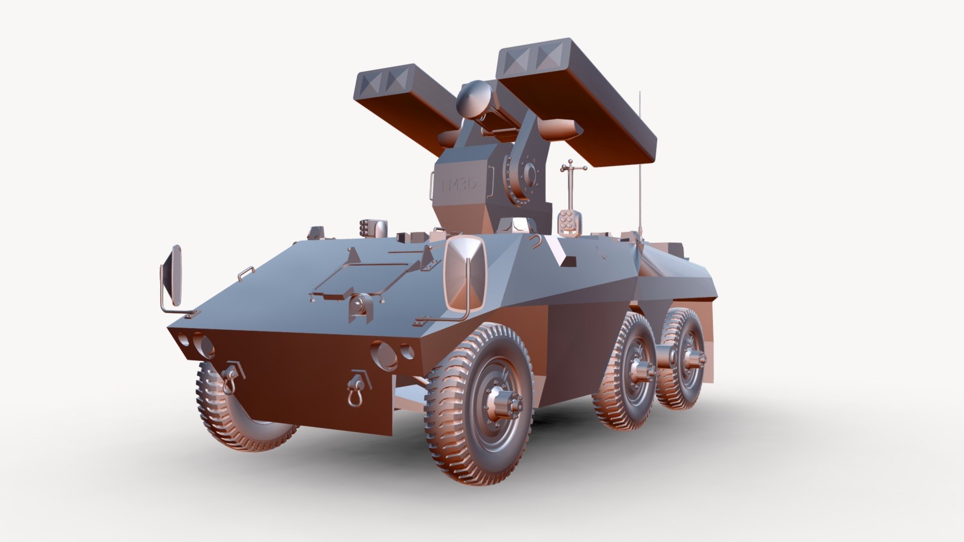 cascavel shorad 6x6 esboço - 3D model by lm9241221 [7838f84] - Sketchfab
