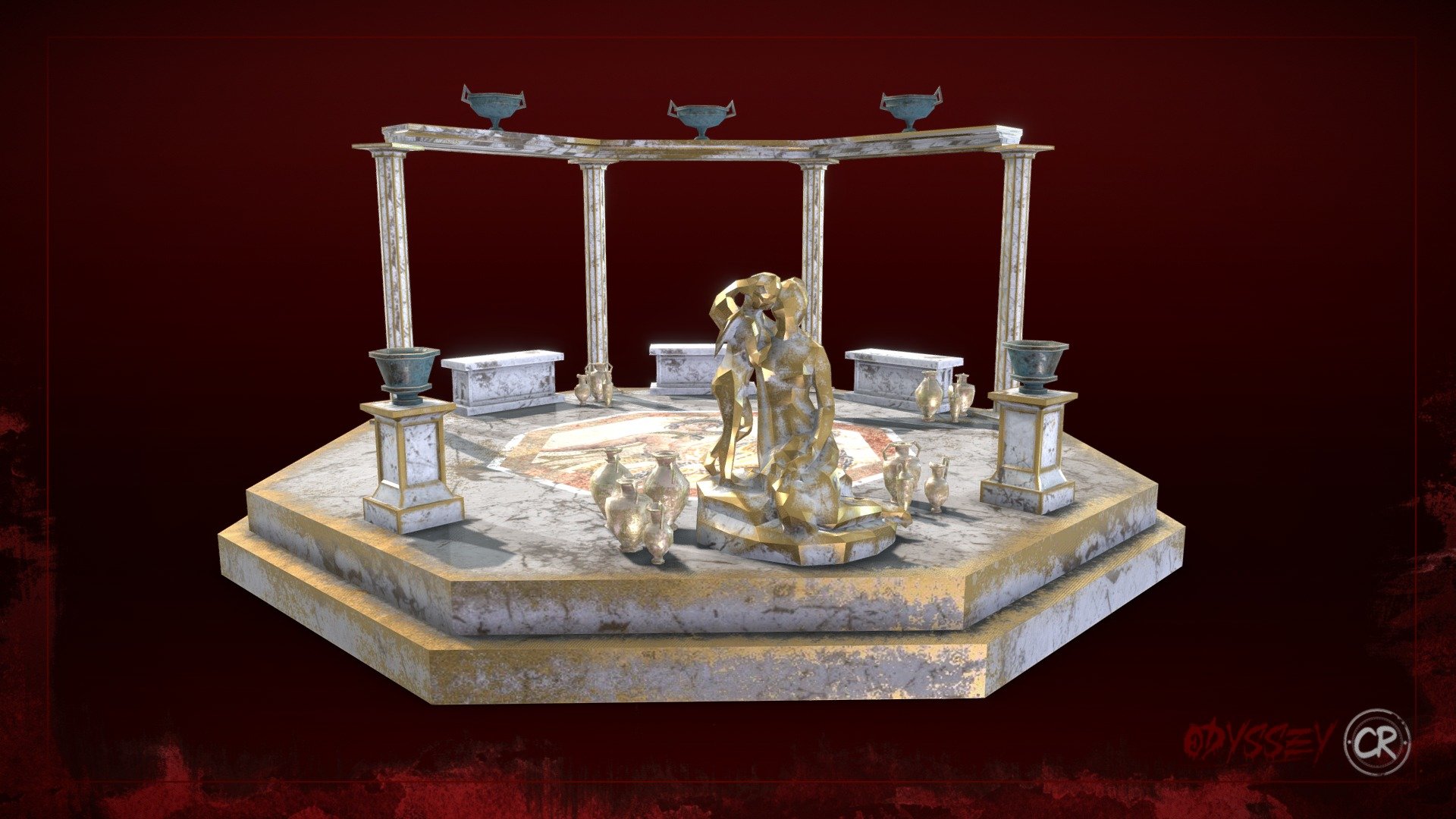 Maya | Game Asset: Odyssey - 3D model by cellochica [783a3e8] - Sketchfab