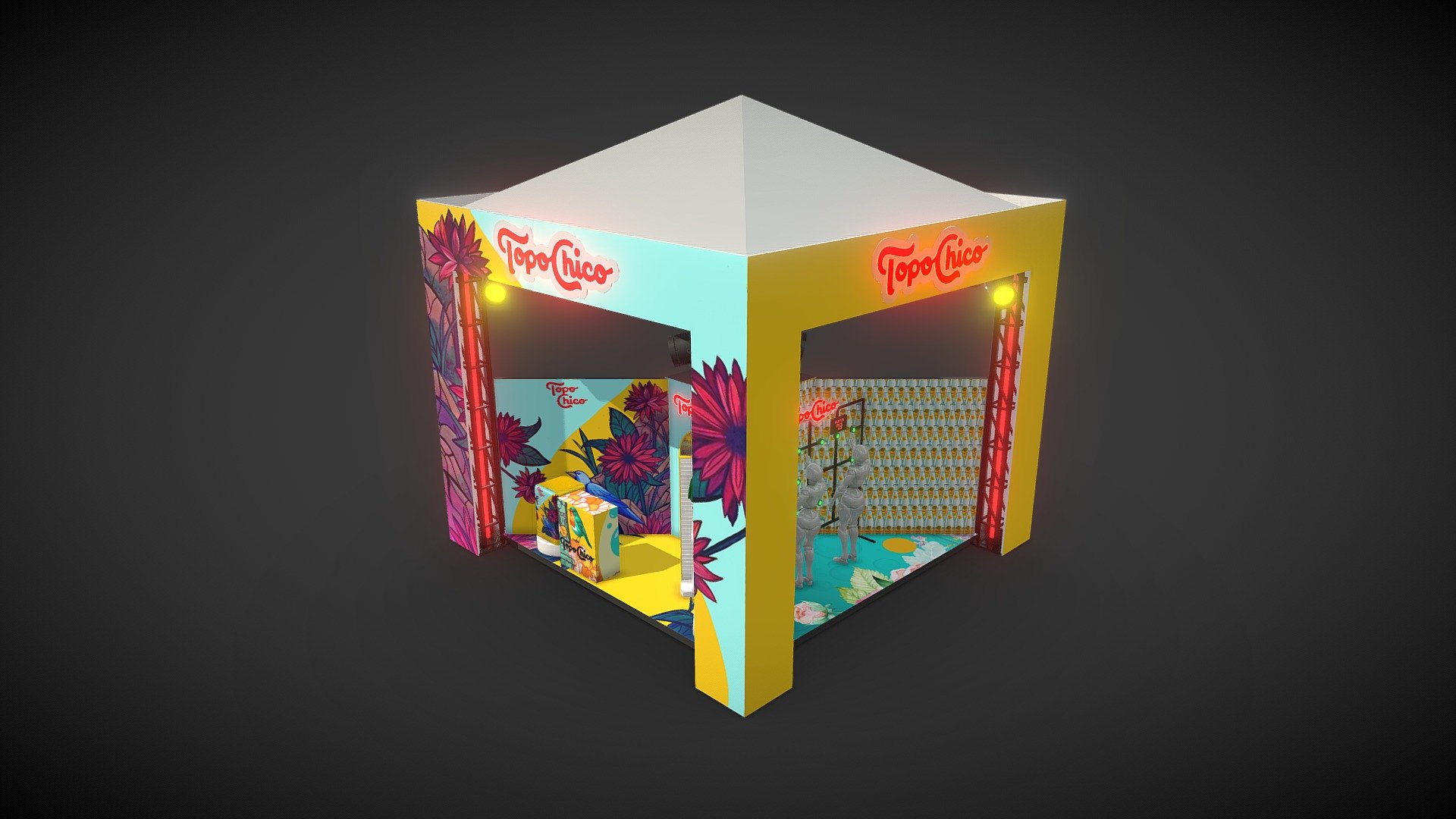 Topo Chico Stand - 3D model by Zich [783afe0] - Sketchfab