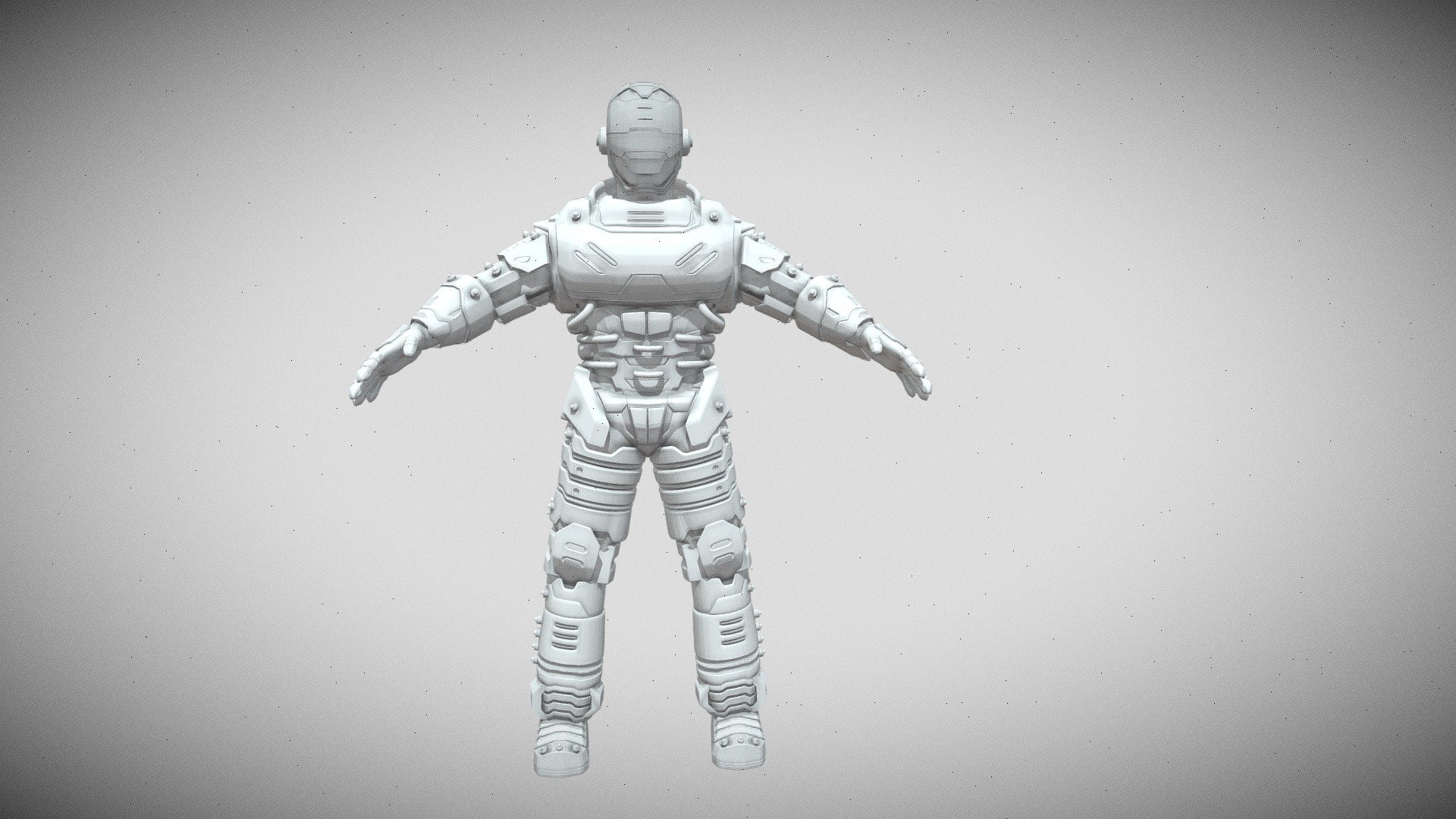 Sci-fi soldier - Download Free 3D model by Romeo De Beau (@quadeptrai ...