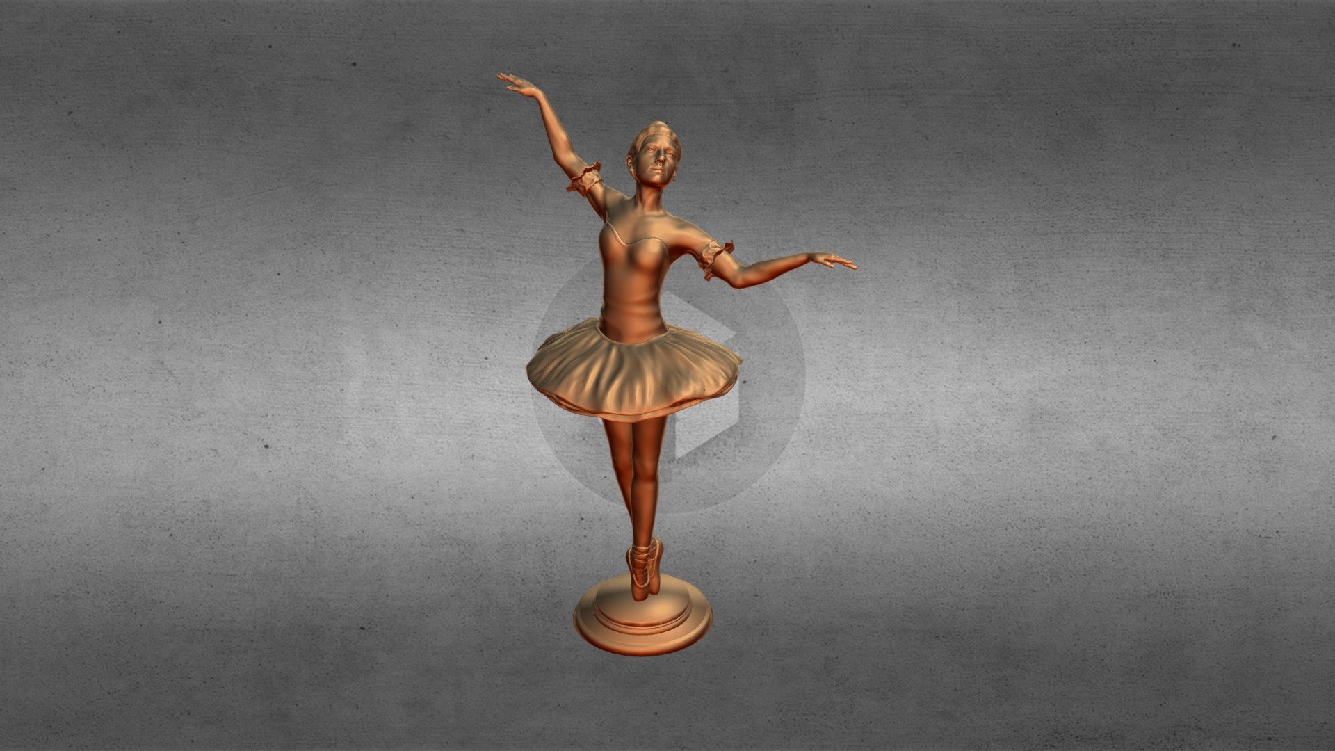 Balerina 001 - 3D model by konstantin.mn [7840f9b] - Sketchfab