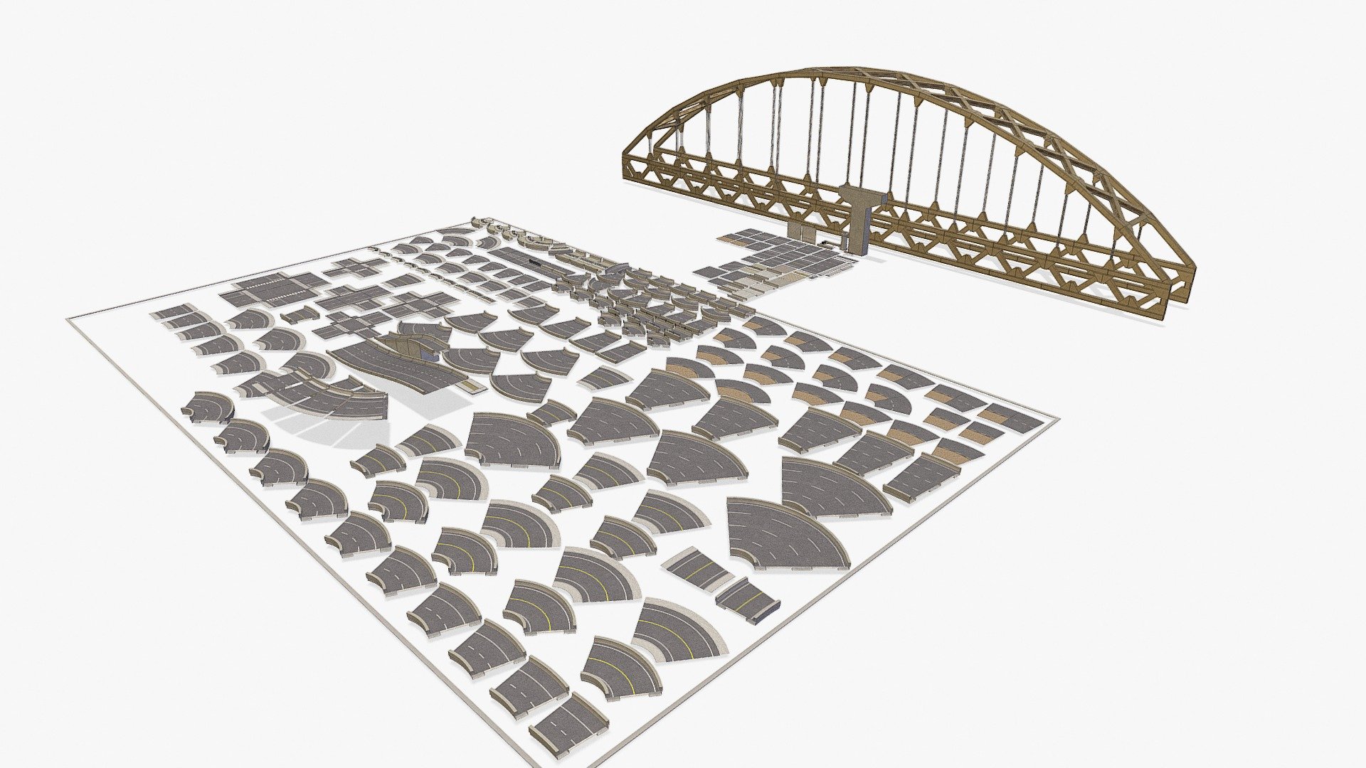 modular kit city builder starter kit - Download Free 3D model by Pieter ...