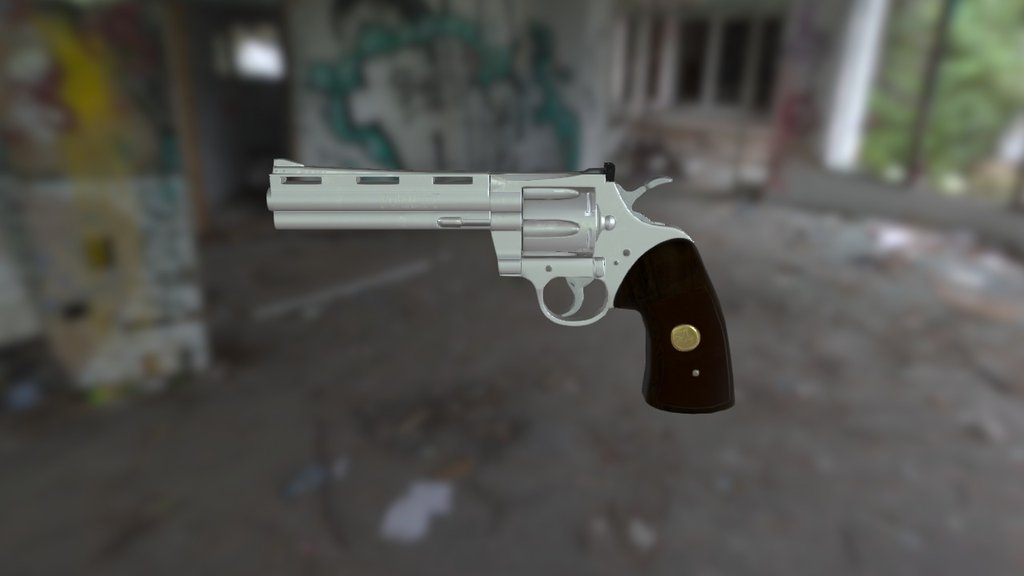 Colt Python Magnum 357 - 3D model by chopcash [7844211] - Sketchfab