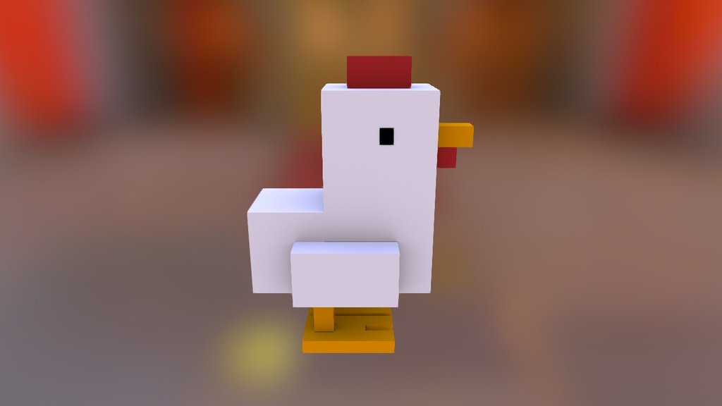 Boxy chicken - 3D model by iamraffy [7844327] - Sketchfab