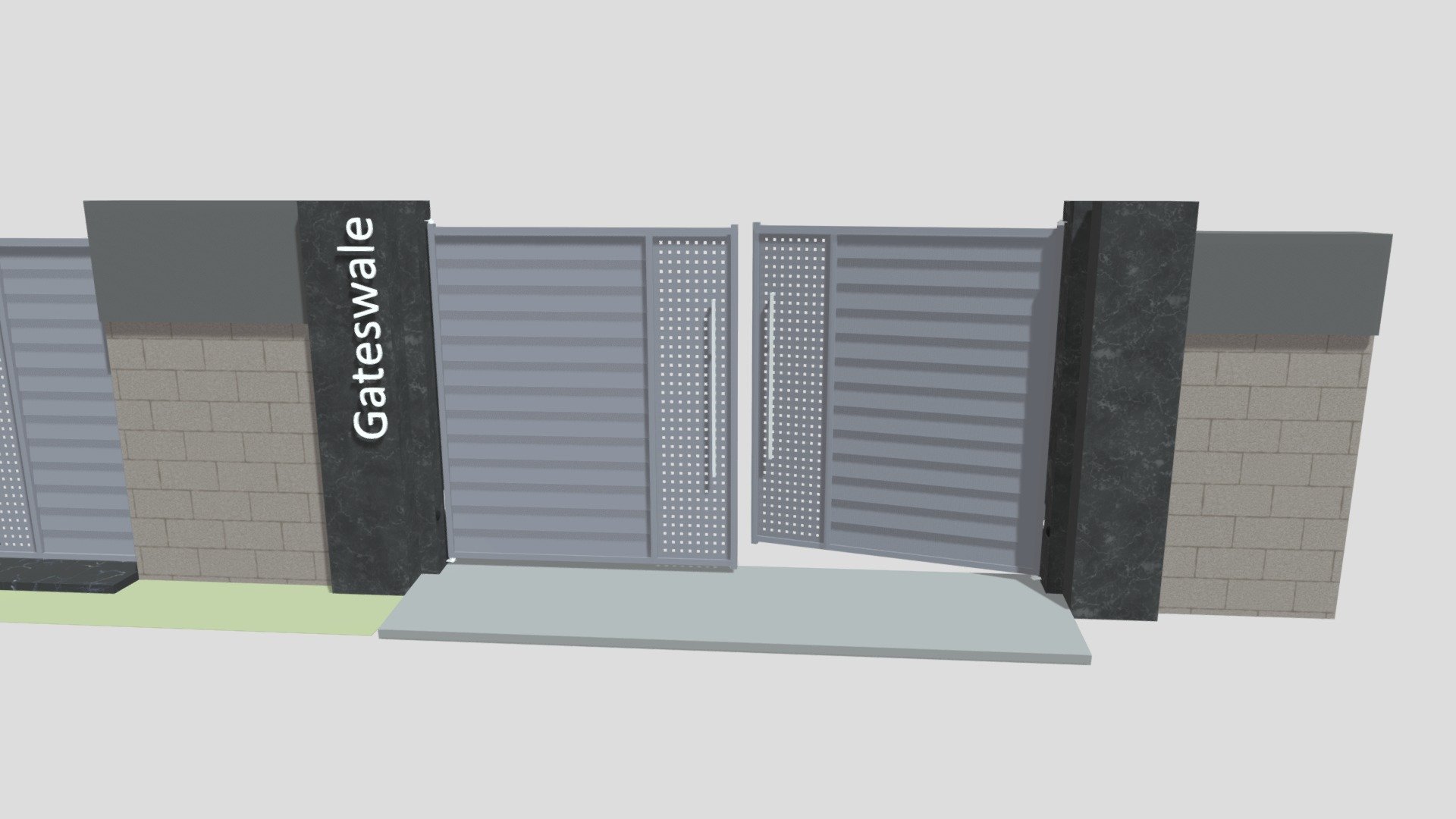 Latest Trending Gate Designs for Your Home - 3D model by shyamthunga72 ...