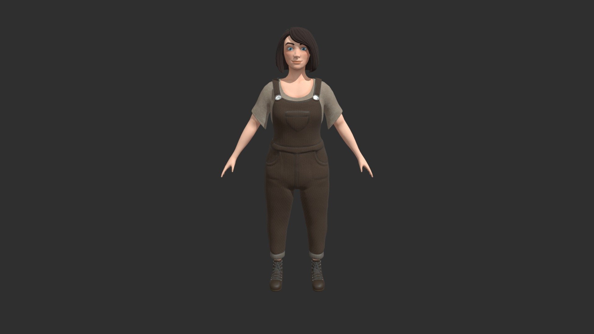 Full Character - Textured - 3D model by glewy [784555e] - Sketchfab