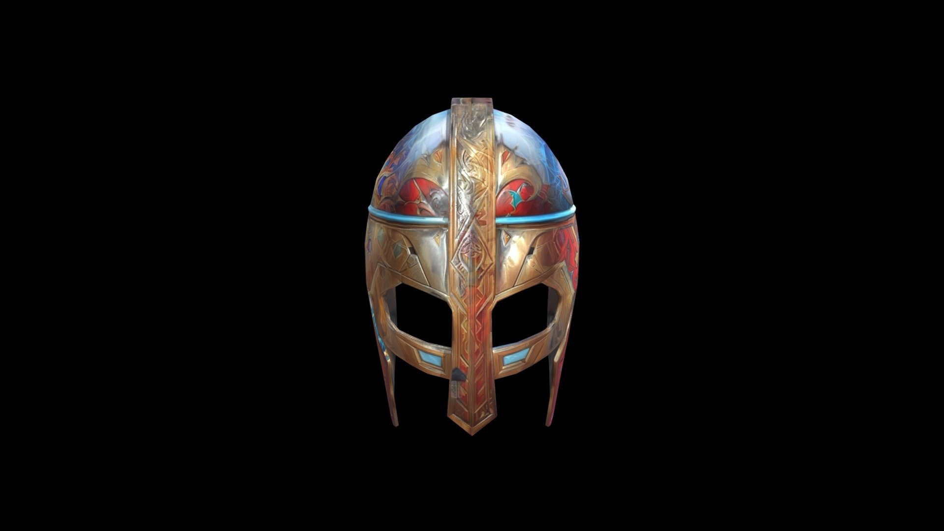 Meshy Helmet Fantasy Obsidian Gaze - Download Free 3D model by klrxyz ...