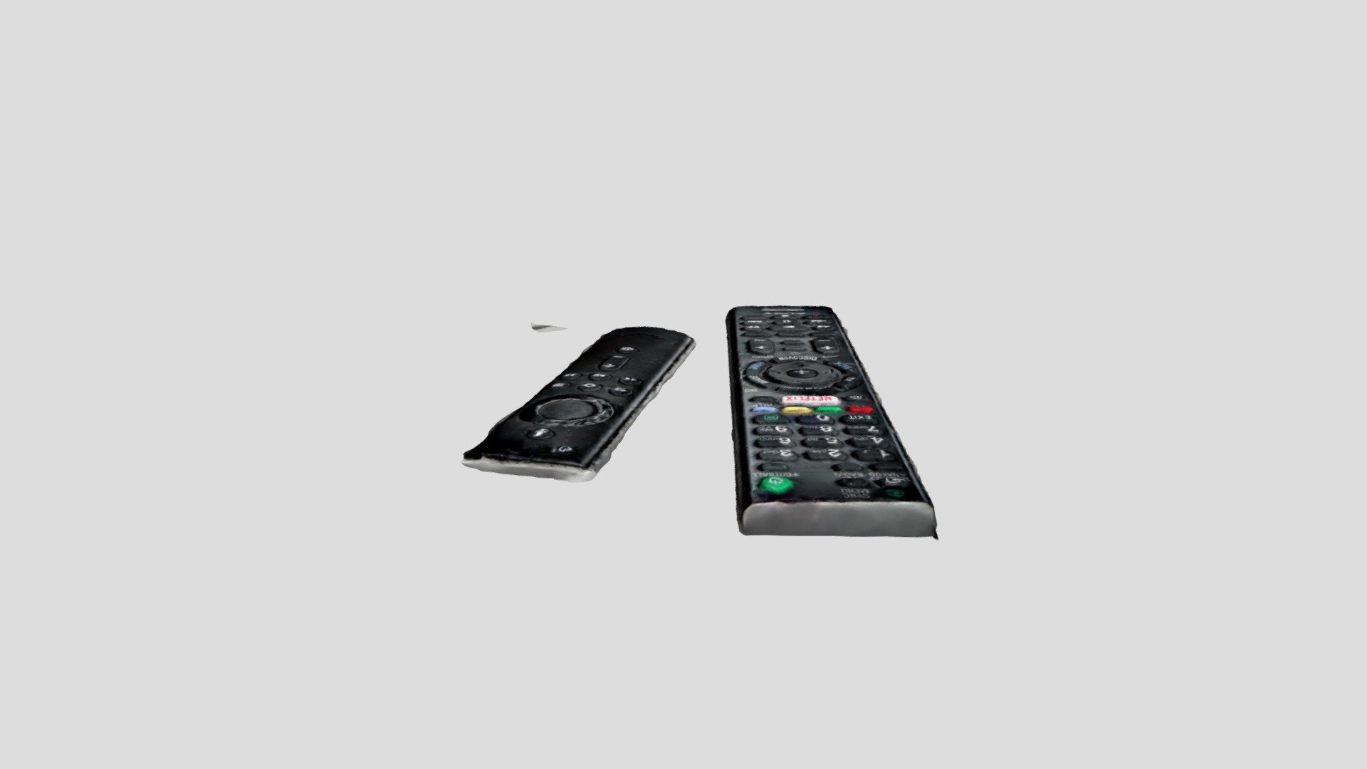 Pair of TV Controllers - Black - 3D model by hoiyeeanita [78466c7 ...