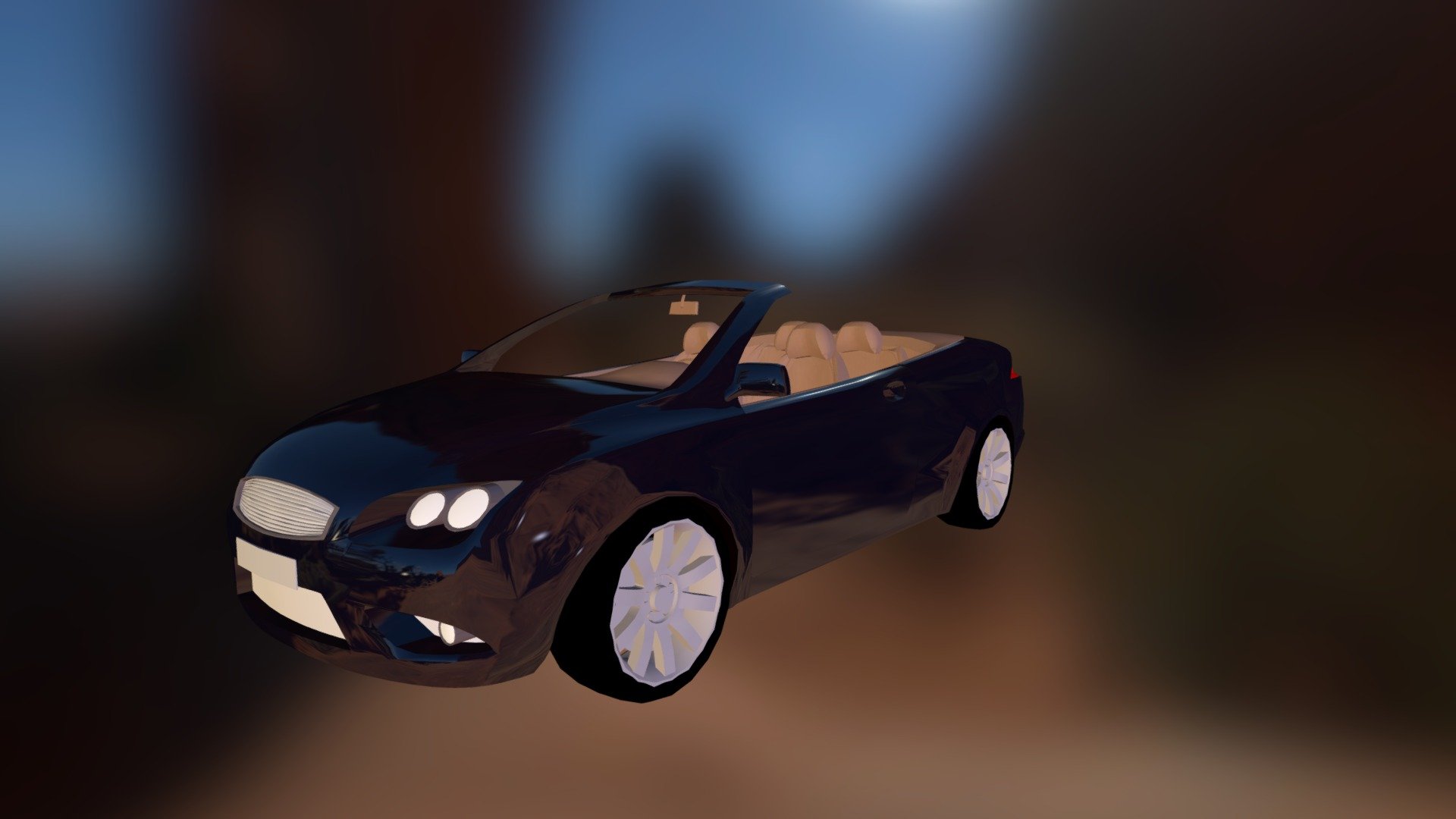 Low Poly Car - fbx (1.3MB) - 3D model by wrapped [78467d1] - Sketchfab