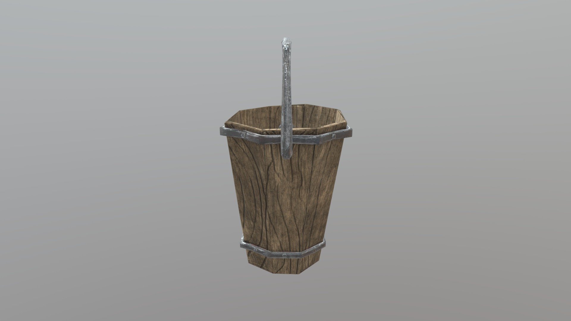 old wooden bucket - 3D model by Renato.Vasconcellos [7846fbf] - Sketchfab