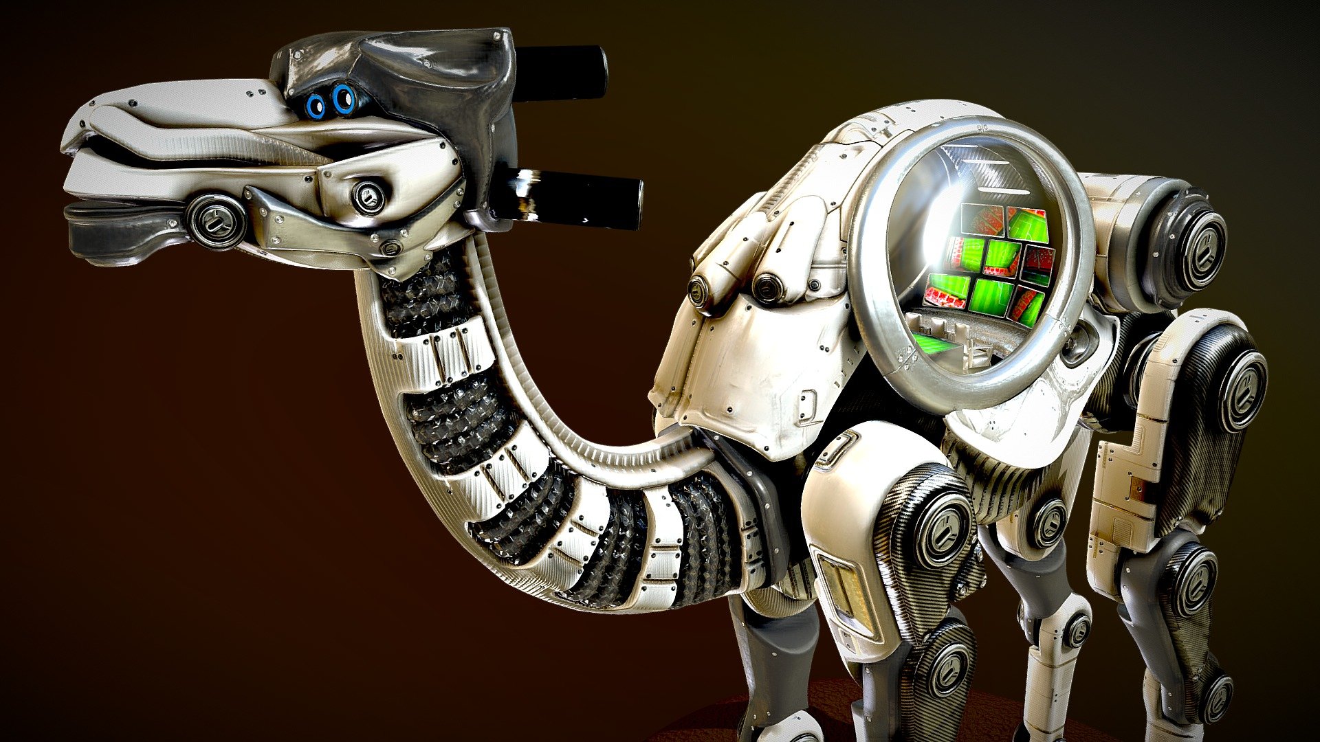 Techno Camel - 3D model by Korneev Nikita Kirillovich (@nikitakorneev89 ...