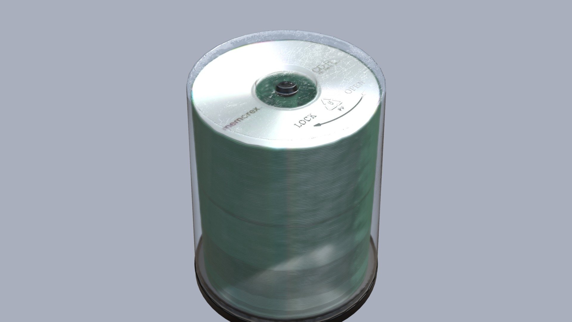 CD stack [high poly] - Download Free 3D model by skeeeyee [7847533 ...