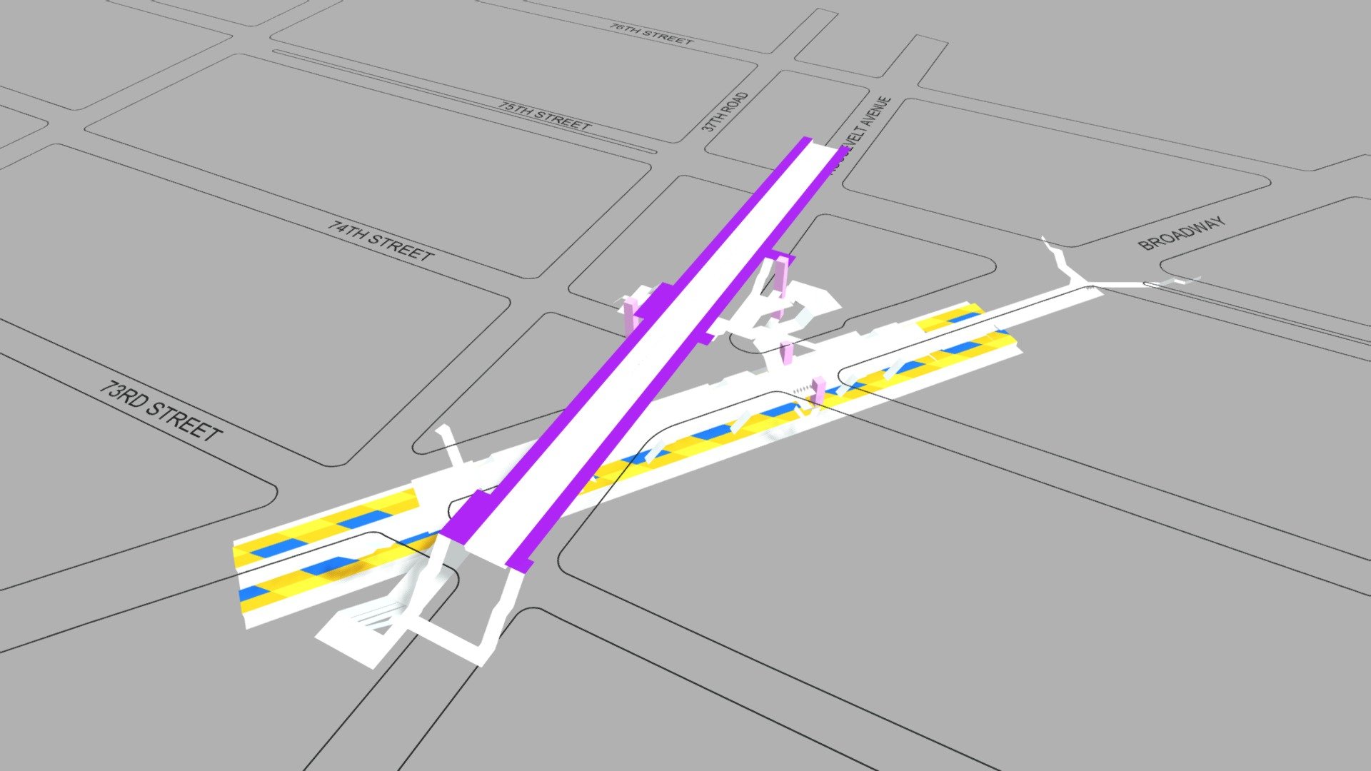 Jackson Hts - Broadway Subway Station - 3D model by projectsubwaynyc ...