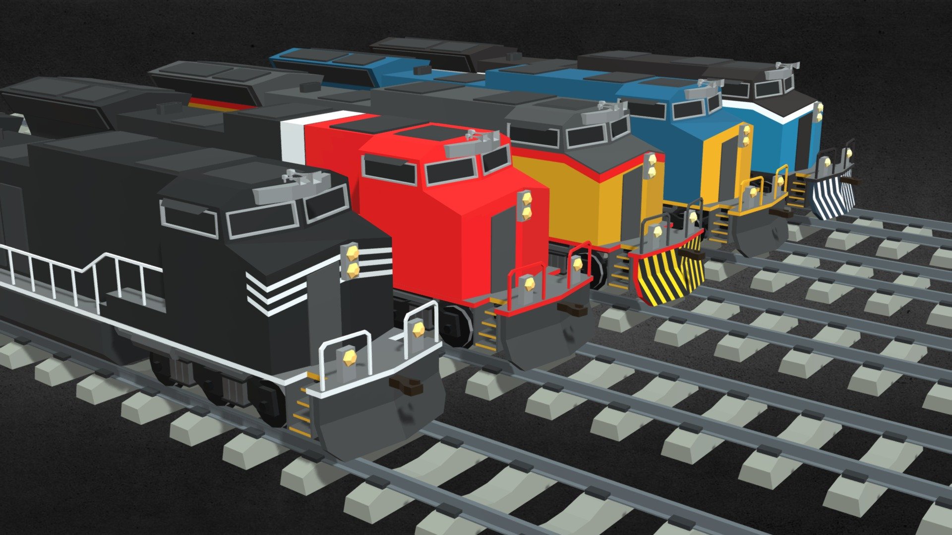 Dash 8-40CW Locomotives - 3D model by RahmaniTechnologies [7848523 ...