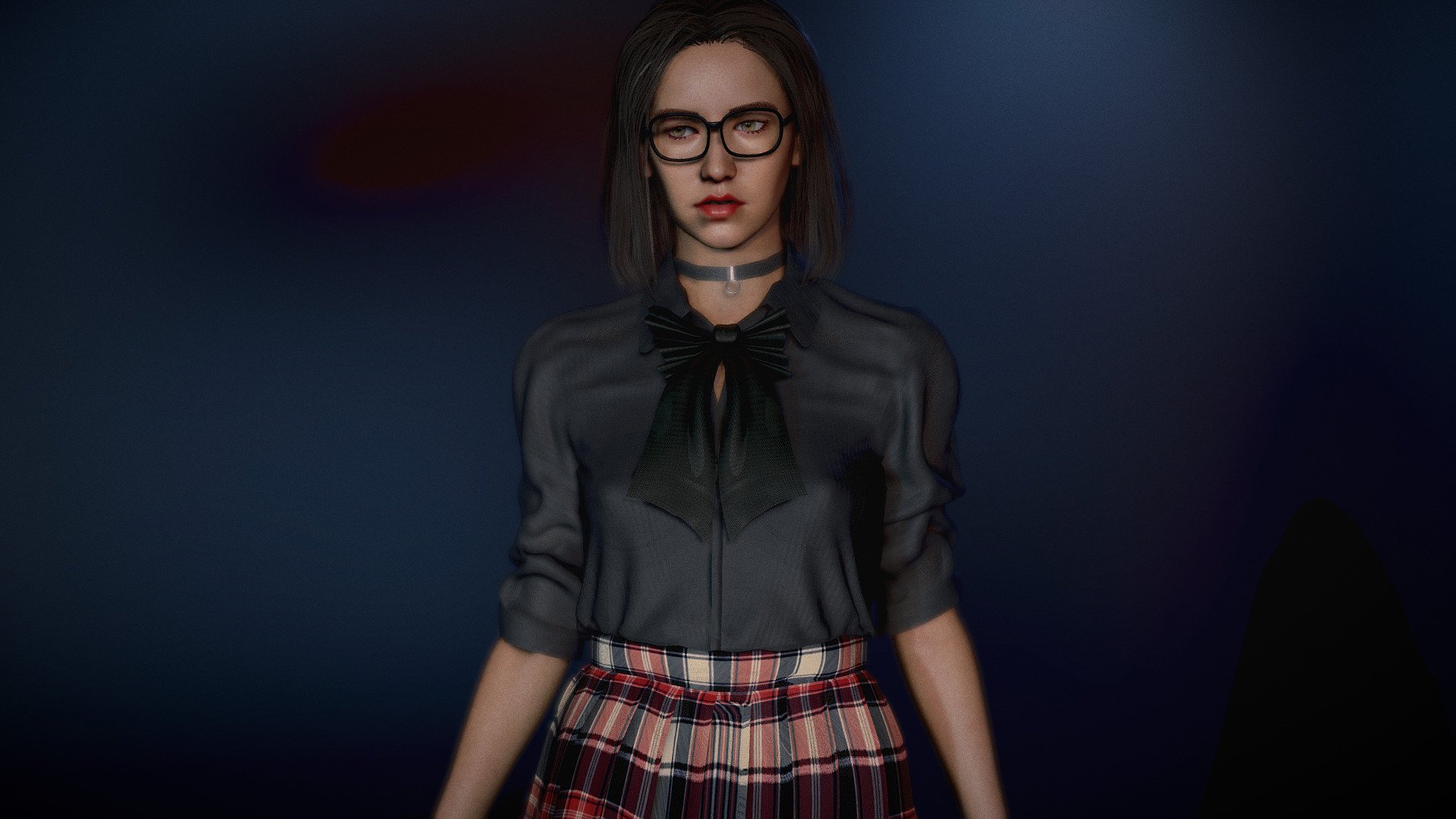 Girl In Skirt 02 - Buy Royalty Free 3D model by Cg Stuff (@bokeh ...