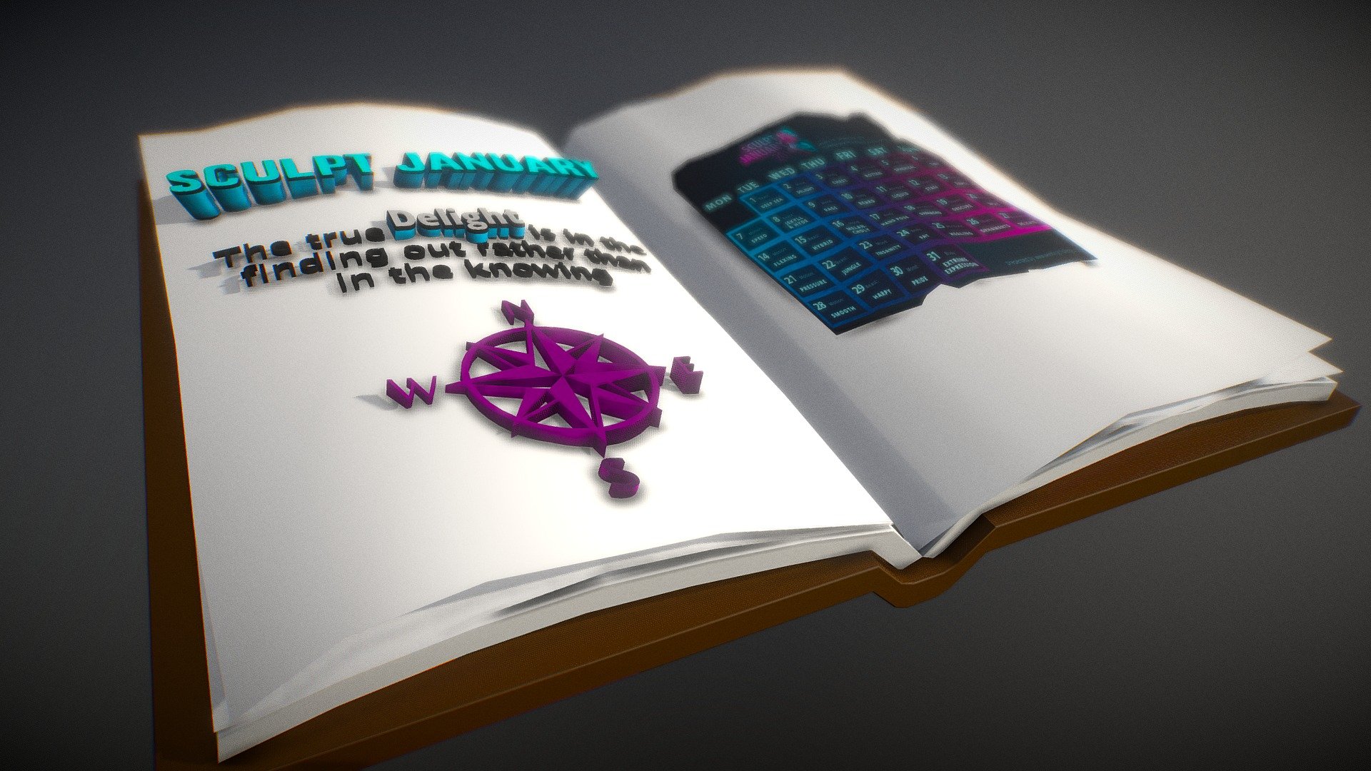 SculptJanuary2019_01_Mood: Delight - Download Free 3D model by VJ ...