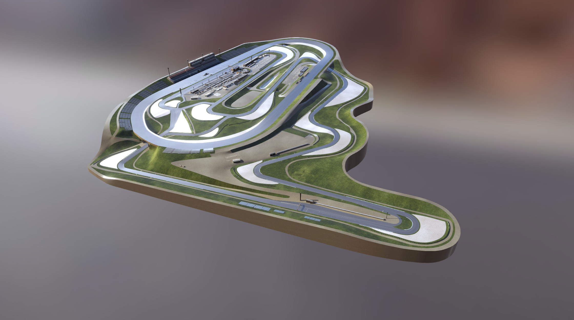 MotoGp Motegi Track - 3D model by antoniopepe [7849213] - Sketchfab