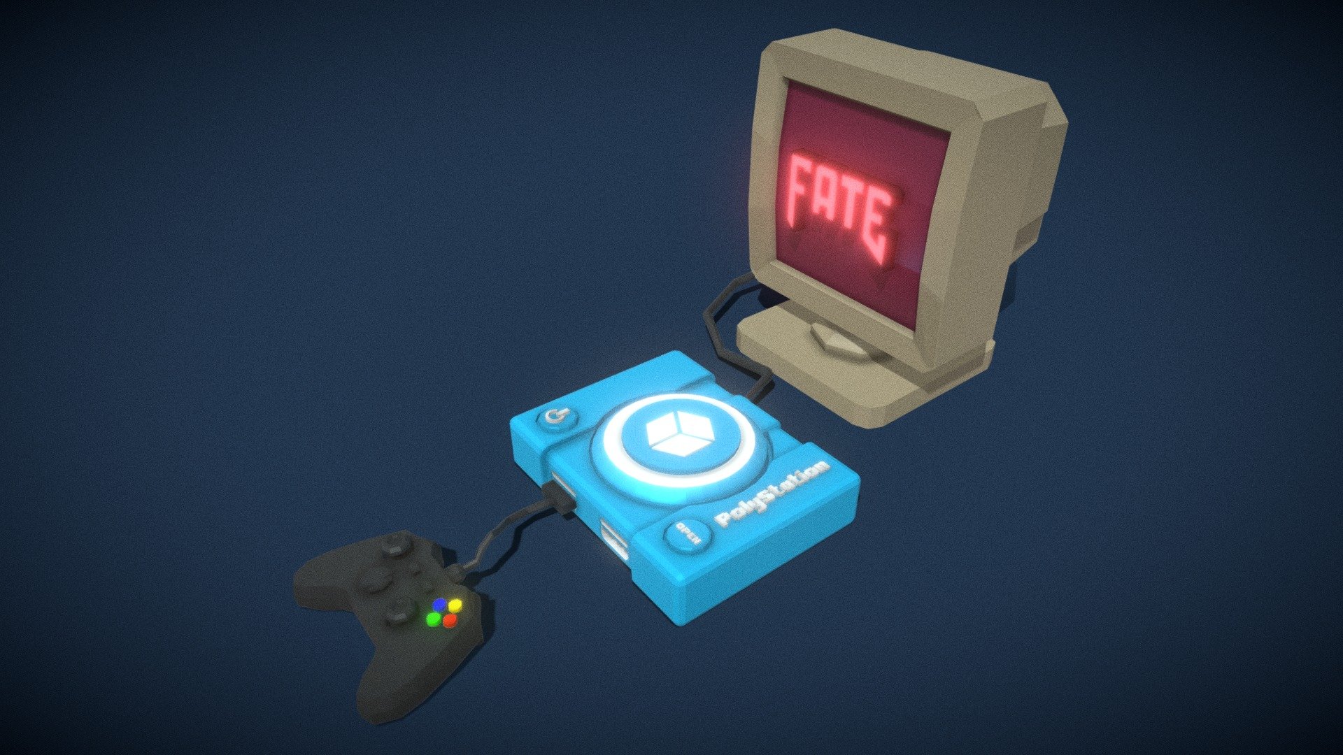 3December 2020 Day 6: Video Game - Download Free 3D model by Liberi ...