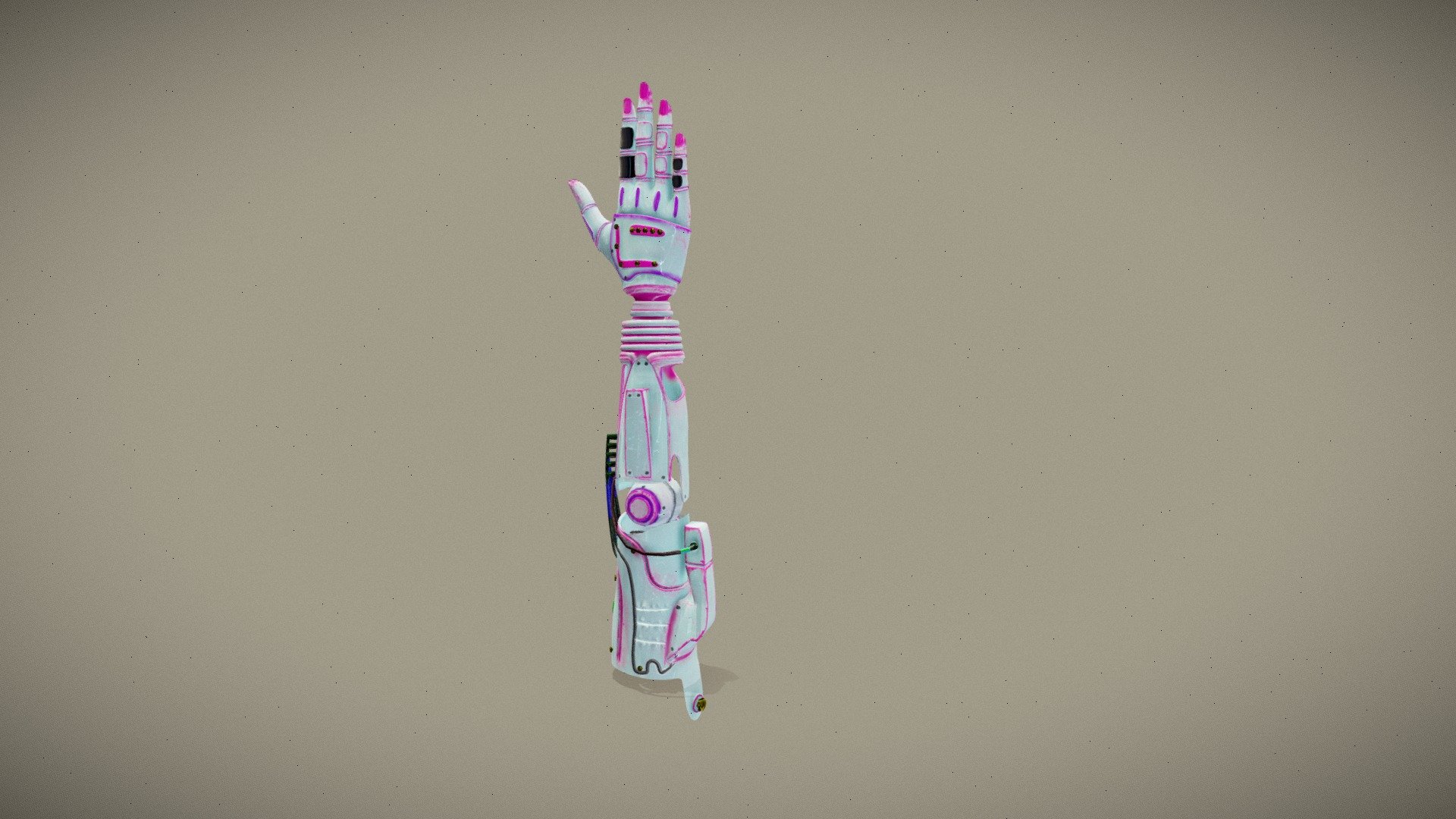 robotic hand - 3D model by Mrhigh [784a50d] - Sketchfab