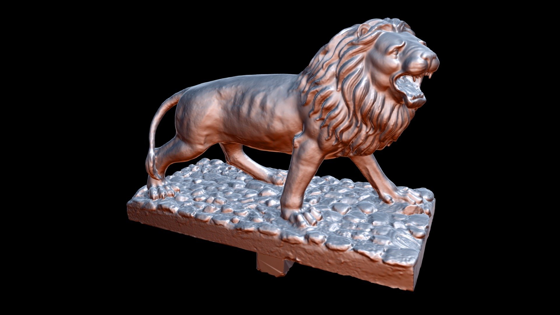 Lion statue - 3D model by m.lakhmaniuk [784b232] - Sketchfab