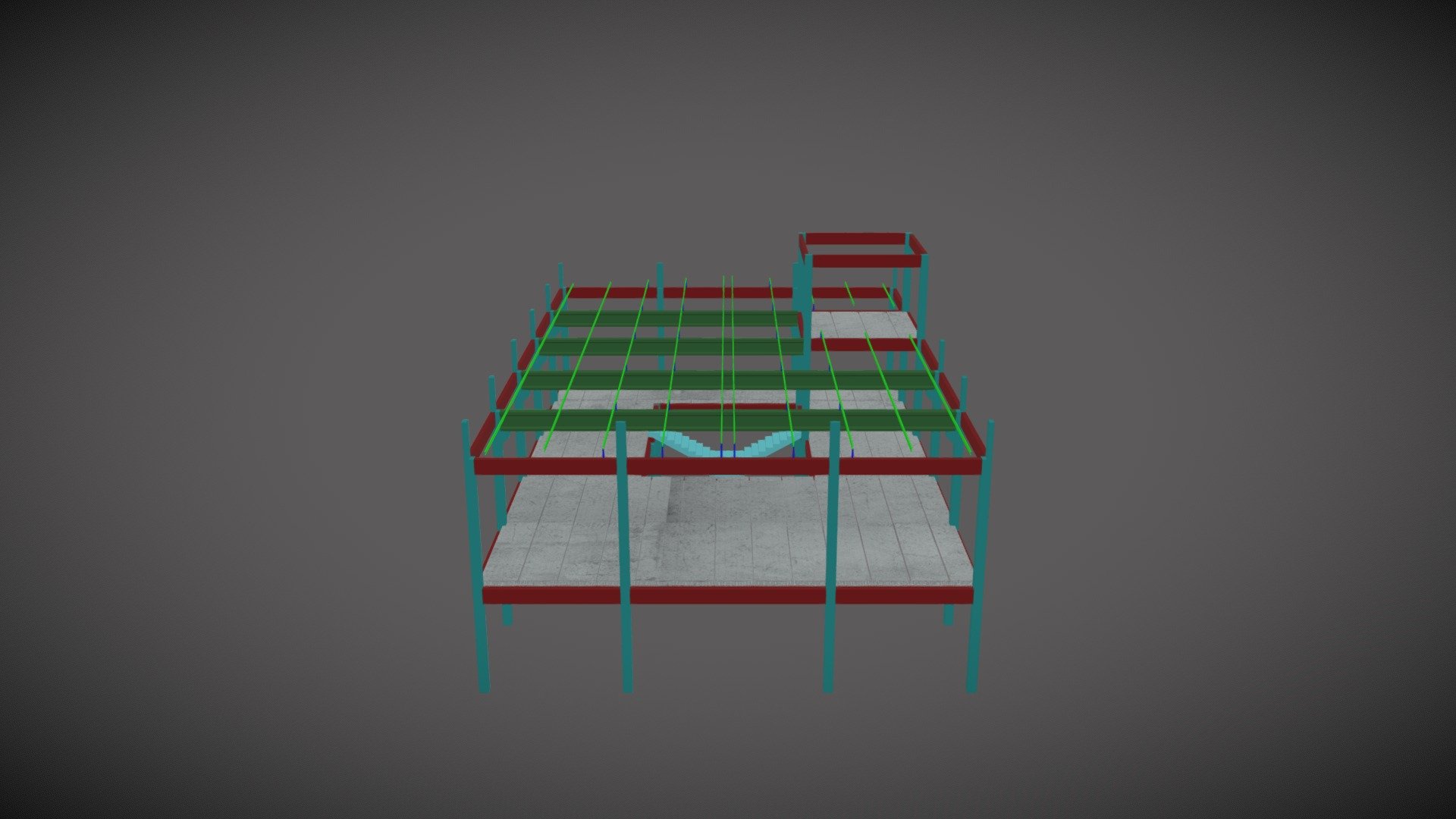 Sandro Zastrow - Ed. Com. (sem laje forro) - 3D model by engemarko01 ...