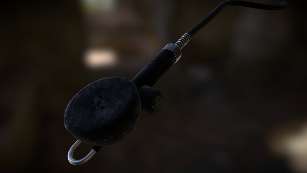 T-17-B Microphone (updated) - Download Free 3D model by Flux ...