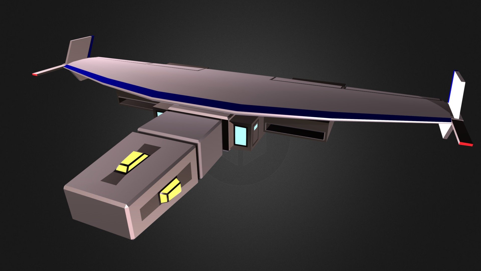 Custom Arcade Ship 4 - Download Free 3D model by gavinpgamer1 [784fa89 ...